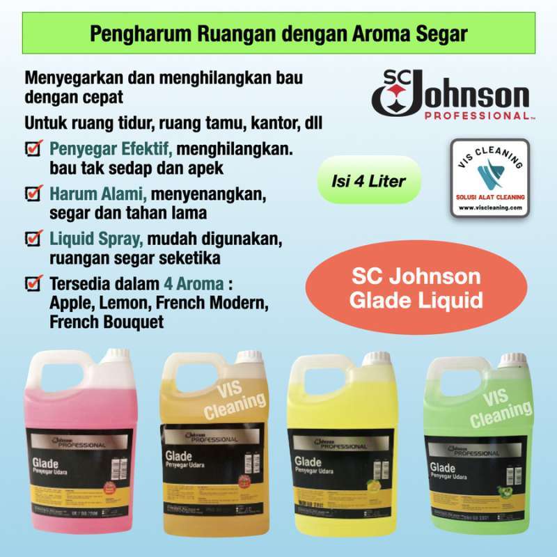 Jual Sc Johnson Glade Cair / Liquid - Pengharum Ruangan Aroma Segar ( 4 ...