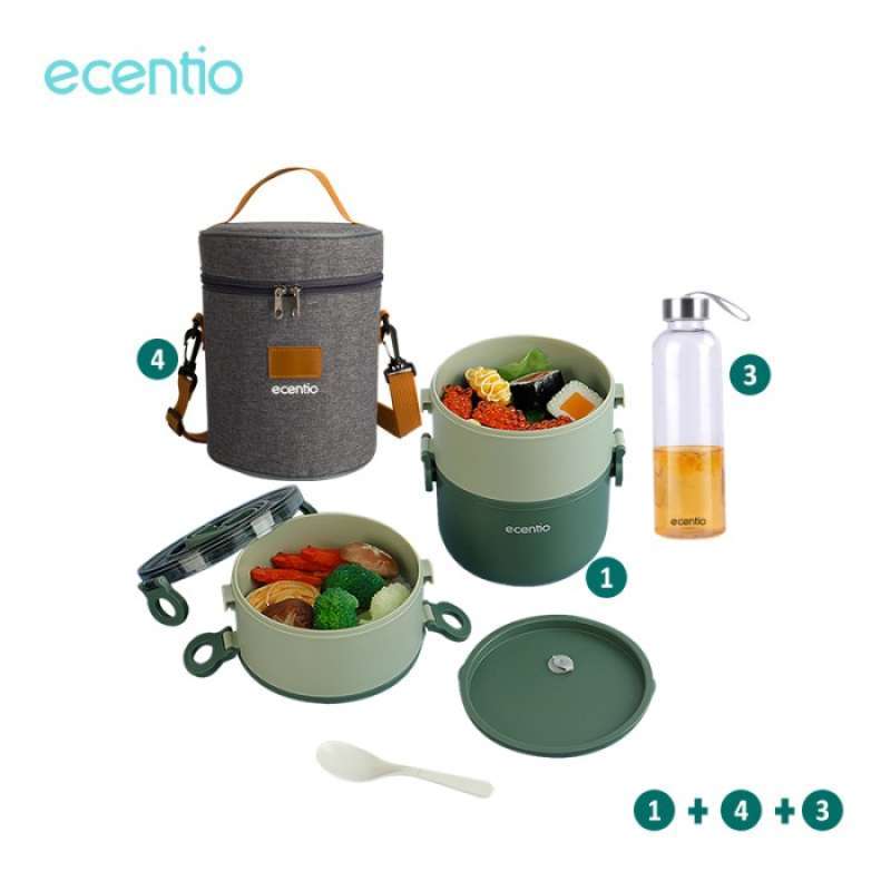 Jual ecentio Lunch Box Kotak Bekal Makan siang 3 lapisan peralatan ... Jual ecentio Lunch Box Kotak Bekal Makan siang 3 lapisan peralatan ...