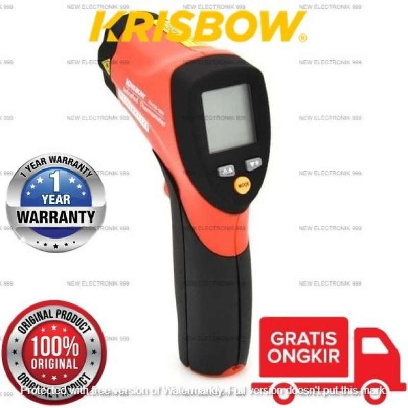 Jual Krisbow Alat Ukur Termometer Infra Merah 2 Laser KW0600559 di ...
