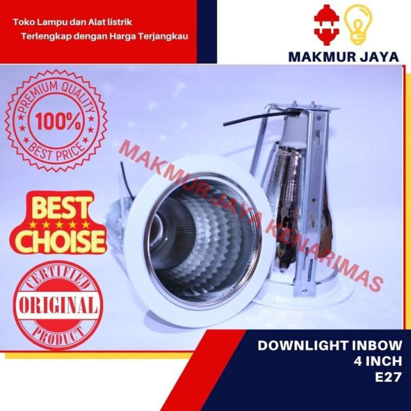 Jual Downlight Lampu Plafon Inbow/kap Downlight Plafon Ukuran 4 Inch ...