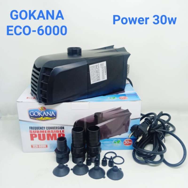 Promo Submersible Pump GOKANA ECO-6000 / Pump Aquarium/ Pompa Celup ...