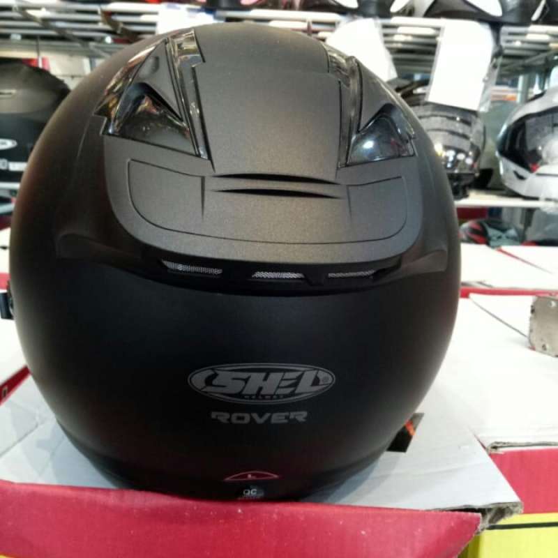 Promo Helm Shel Rover Solid Double Visor Warna Hitam Doff Diskon 23% Di ...