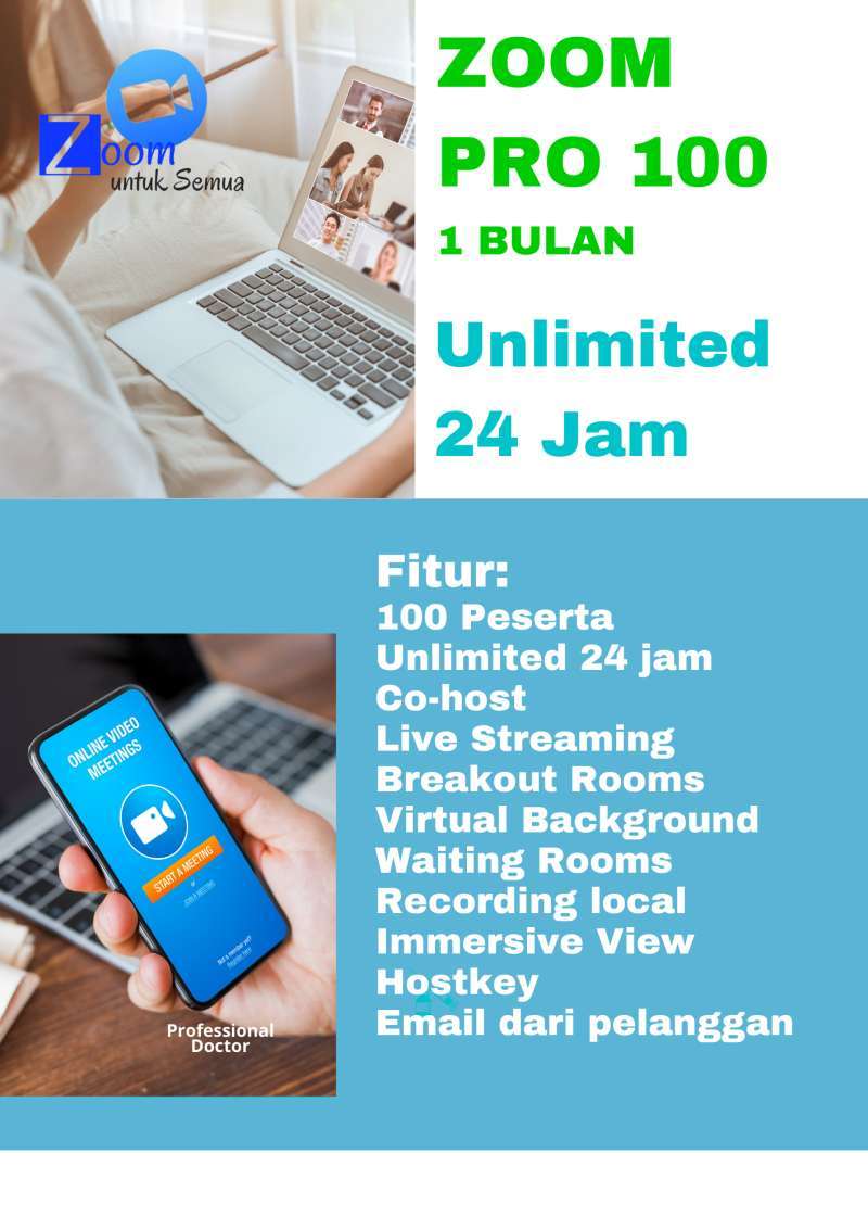 Jual Zoom Meeting Satu Hari Original Murah - Harga Diskon Mei 2024 | Blibli