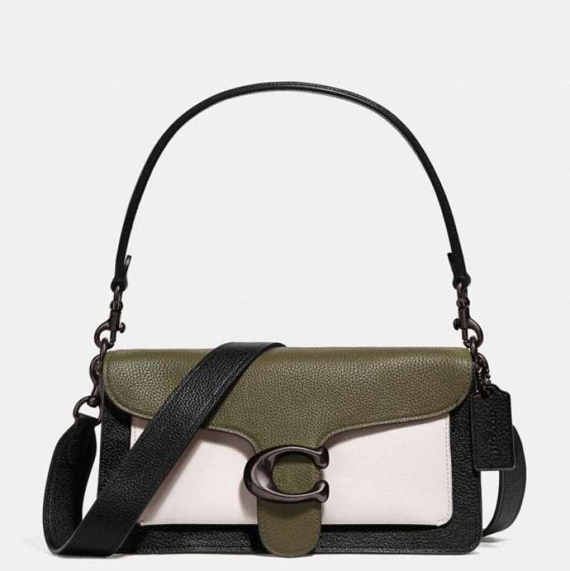 Jual Coach Tabby Shoulder Bag 26 In Colorblock Kelp Multi/Pewter di ...