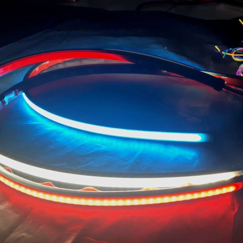 Jual Led Flexible Alis Knight Rider 60 Cm Running Sein Brake Lamp ...