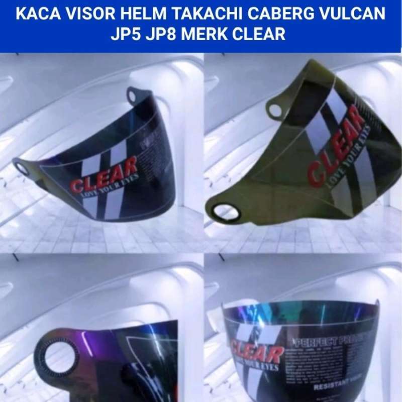 Jual Kaca Helm Standard Takachi, Jpx Double Visor, Caberg Vulkan Di ...
