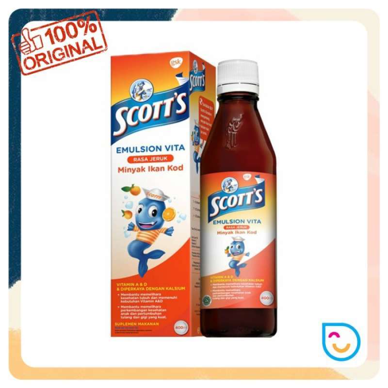 Promo Scott Emulsion Vita 200 Ml Multivitamin Anak Diskon 17% di Seller ...