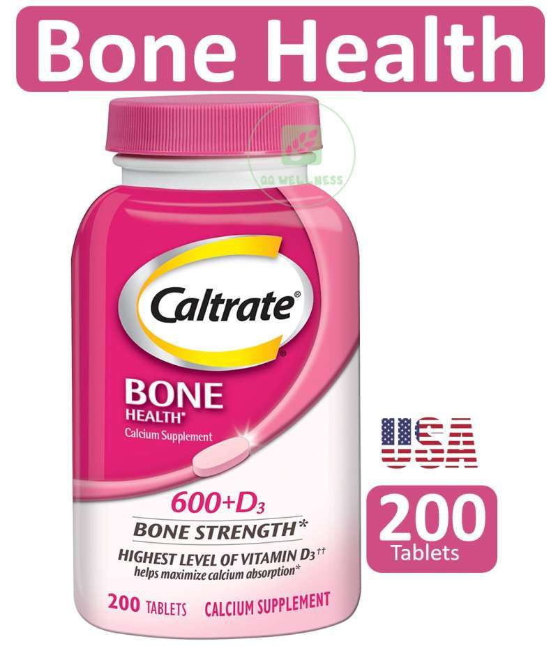 Jual Caltrate Bone Health 600mg Calcium Vitamin D3 200 Tablets Us