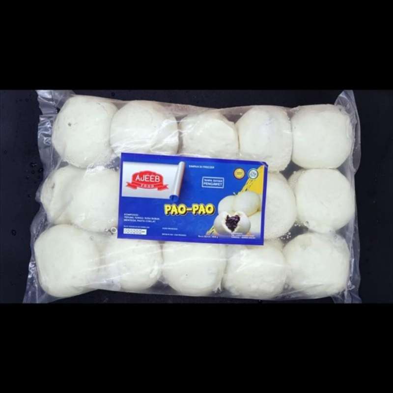 Jual Pao-Pao 400gr Makanan Beku Pao Pao Isi Coklat 1 Pack Isi 30 Pcs di ...