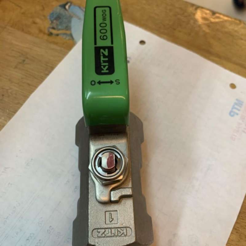 Jual Stop kran Ball Valve steel 316 1/2 kitz stainless steel di Seller ...