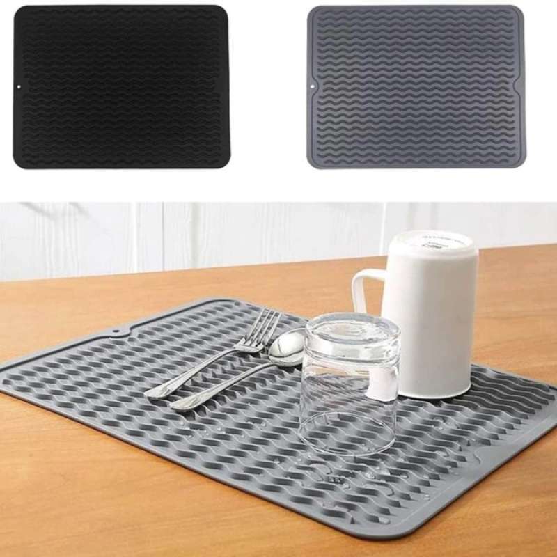 Jual Free Ongkir Tatakan Alas Alat Pengering Cuci Piring Gelas Silikon ...