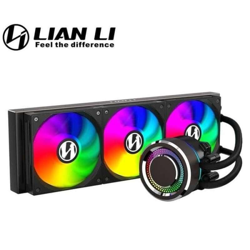 Jual LIAN LI GALAHAD 360 BLACK CLOSED-LOOP ARGB AIO LIQUID CPU COOLER ...