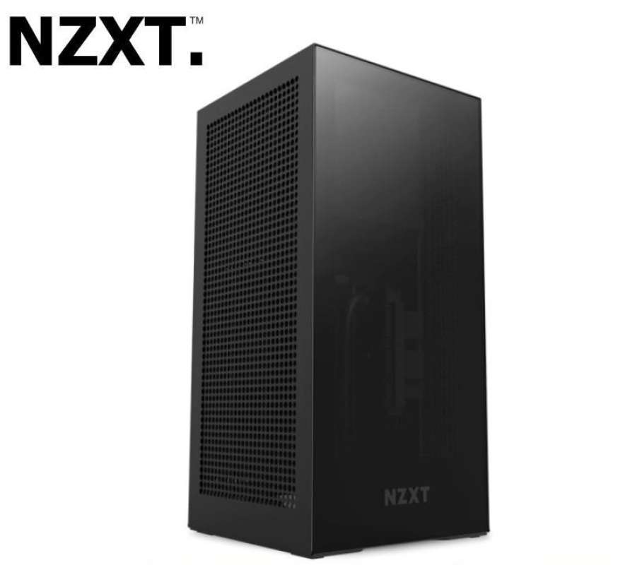 Jual Nzxt H1 V2 Black Mini Itx Case With Psu , Aio Cooler , Vga Riser ...