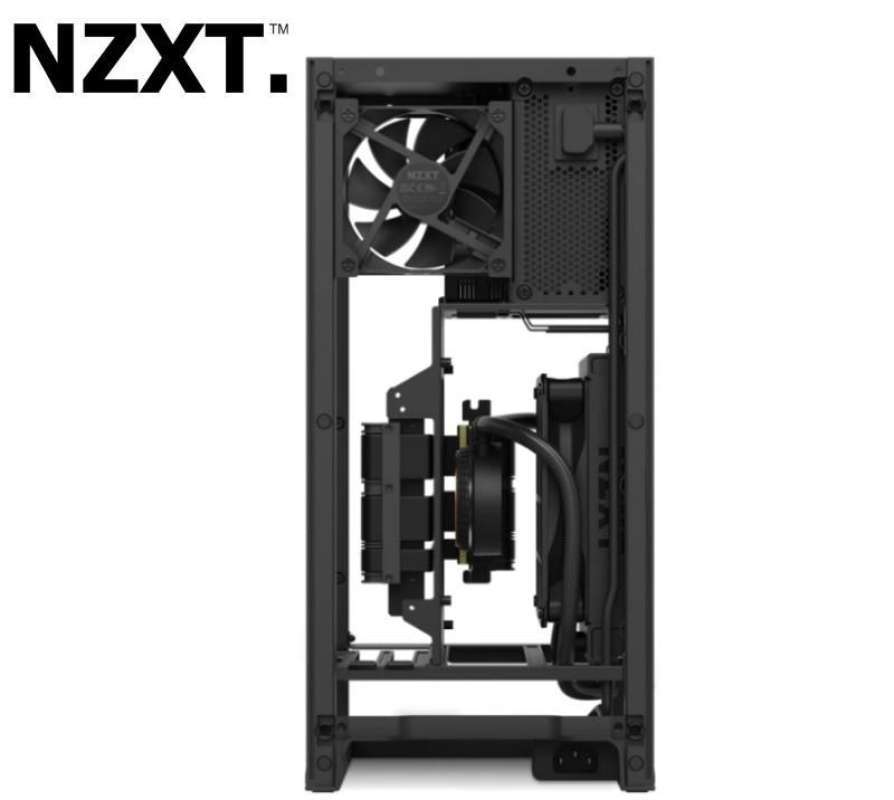 Jual Nzxt H1 V2 Black Mini Itx Case With Psu , Aio Cooler , Vga Riser ...