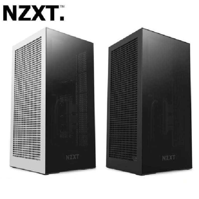 Jual Nzxt H1 V2 Black Mini Itx Case With Psu , Aio Cooler , Vga Riser ...