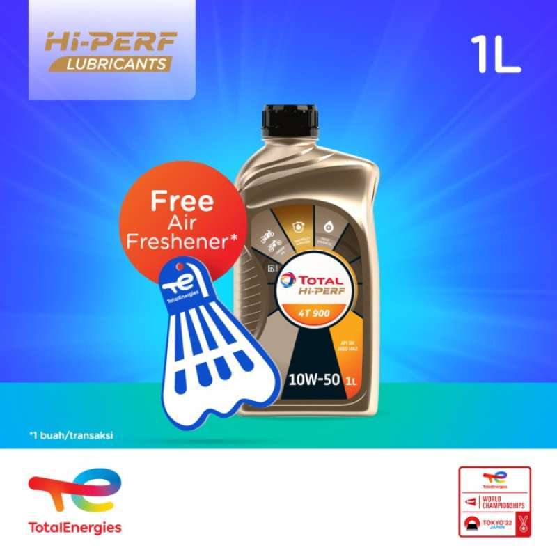 Jual Totalenergies - Hi-Perf 4T 900 10W-50 Oli Motor Fully Synthetic 1L ...