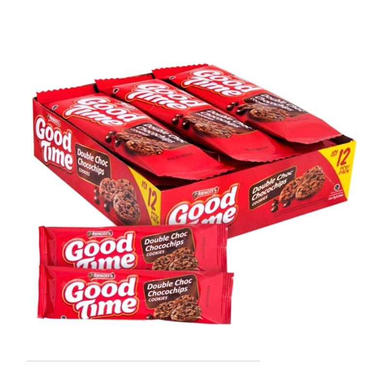 Jual Good Time Double Choco Chocochips Biskuit [17 g] di Seller Toko 25 ...