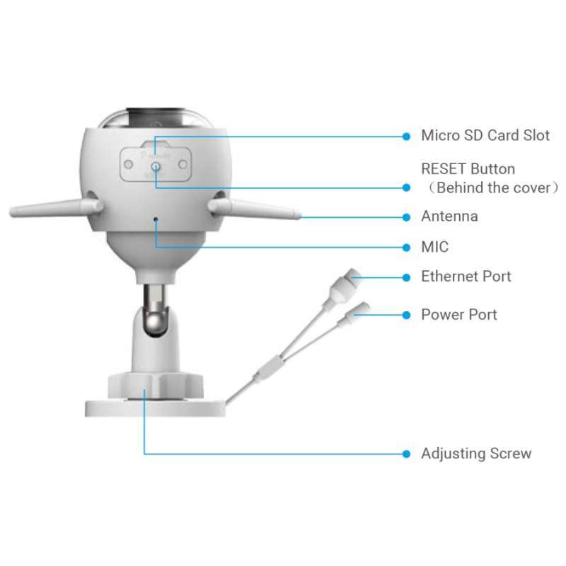 Jual Ezviz C3n 1080p Color Night Vision / Wifi Camera Di Seller Cemara ...