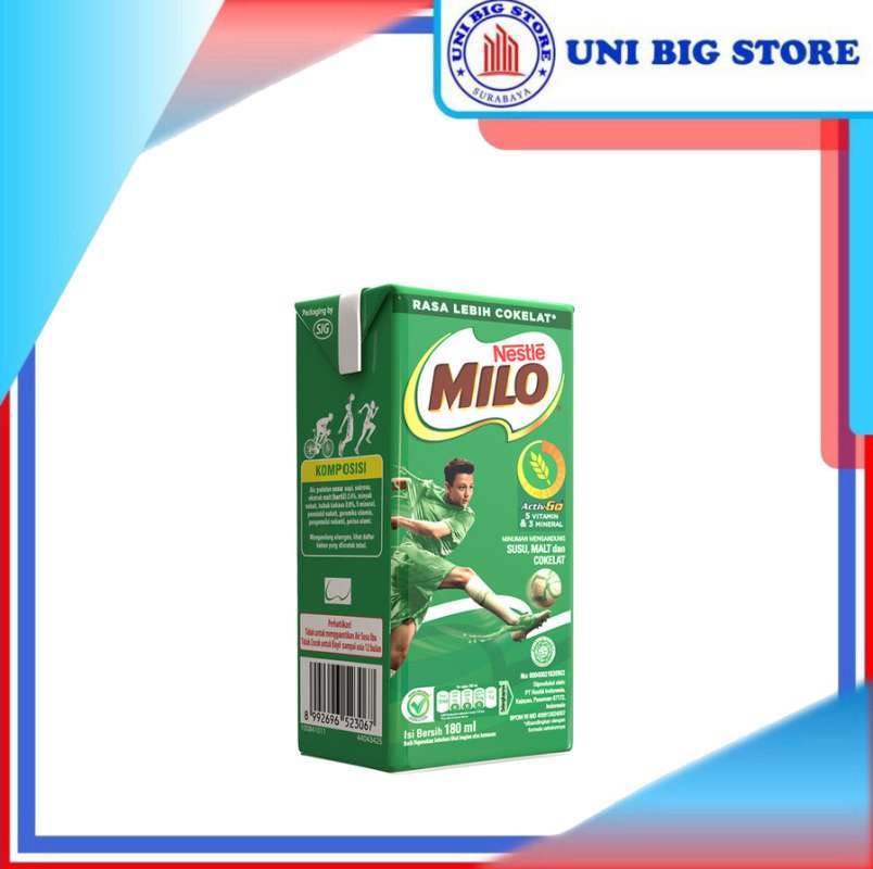 Jual Nestle MILO Susu UHT Activ Go 180 ml Chocolate Milk di Seller Uni ... Jual Nestle MILO Susu UHT Activ Go 180 ml Chocolate Milk di Seller Uni ...