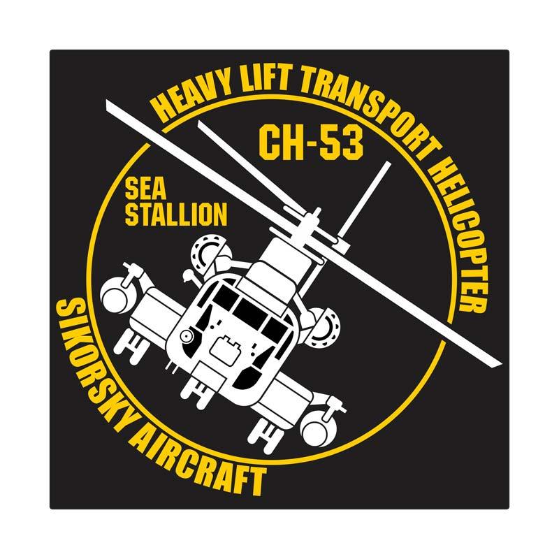 Jual Kyle CH-53 Sea Stallion Sikorsky Round Cutting Sticker di Seller ...