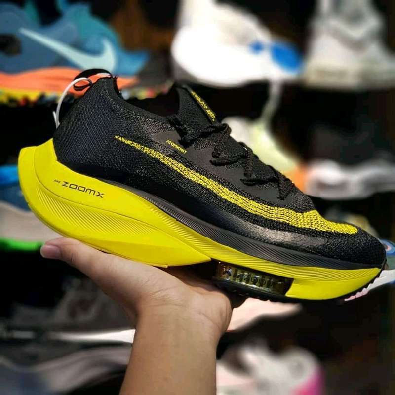 Jual Sepatu Running Pria Nike Air Zoom Alpha Fly Alphafly Next% Black ...