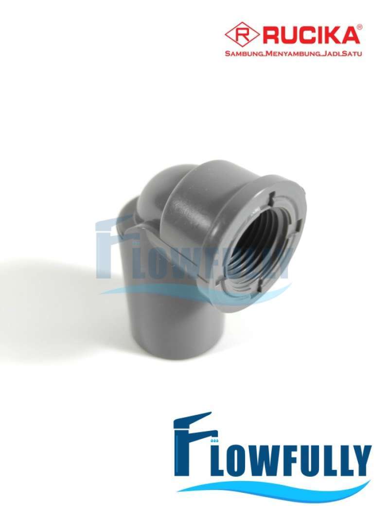 Jual FAUCET ELBOW AW 1/2 x 3/4 inch RUCIKA KNEE KNIE DRAT DALAM TS PVC ...