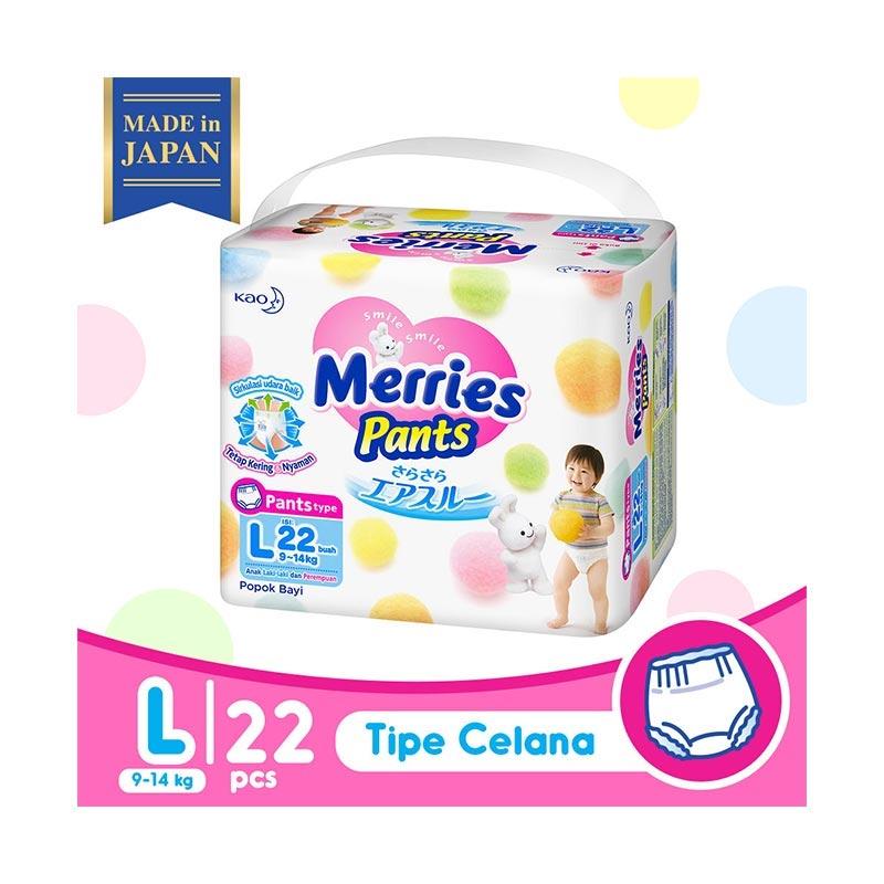 Promo Merries Premium Pants L 22 Popok Bayi Diskon 14% di Seller Blibli ...