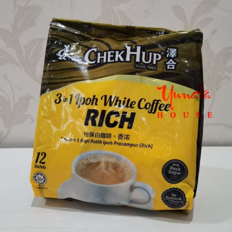Jual Chek Hup 3in1 Ipoh White Coffee Rich [40g x 12] di Seller Yunata House - Kota Tanjung Balai ...