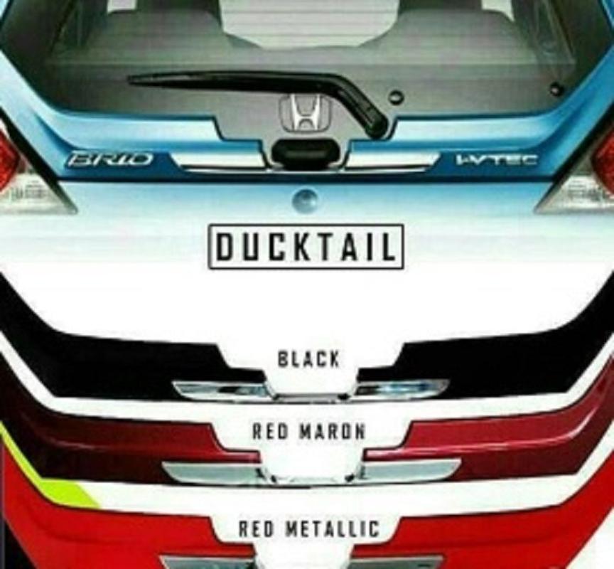Jual Lembaran Variasi Ducktail Mobil For Honda Brio Di Seller Lembaran ...