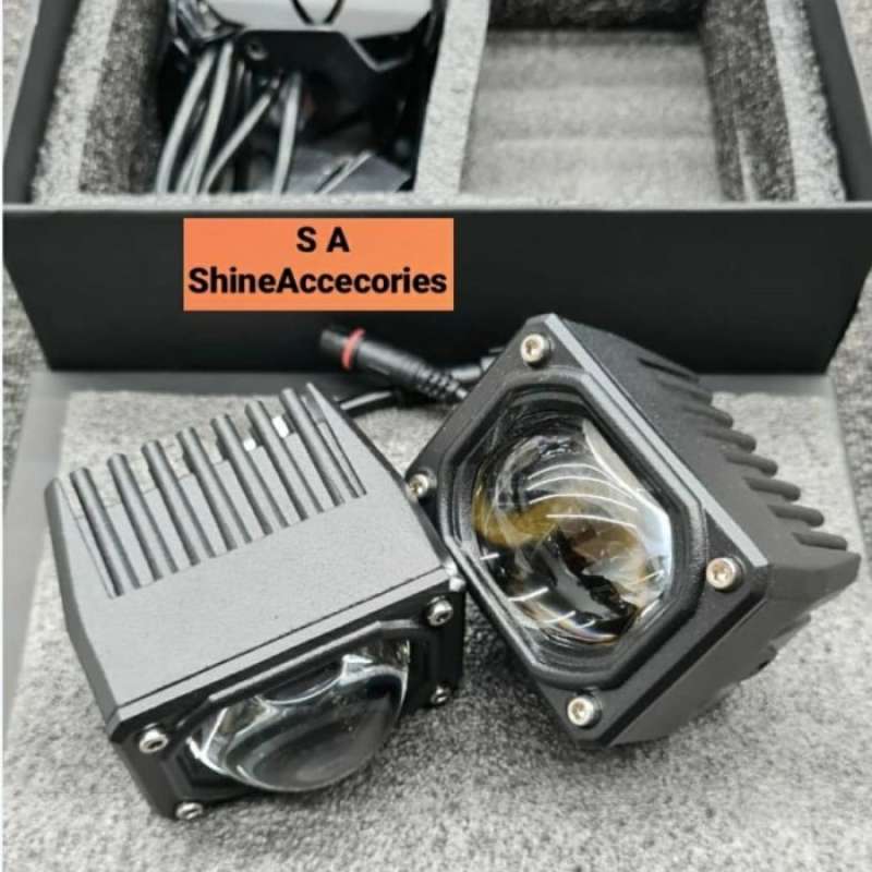 Jual Mini Projector Led Eksternal 2 Warna Led Driving Single Lens Di ...