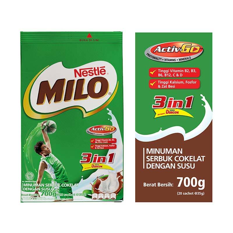 Jual SMG/JOG/SOLO - MILO 3in1 Active-Go Sachet [20 x 35 g] di Seller ...
