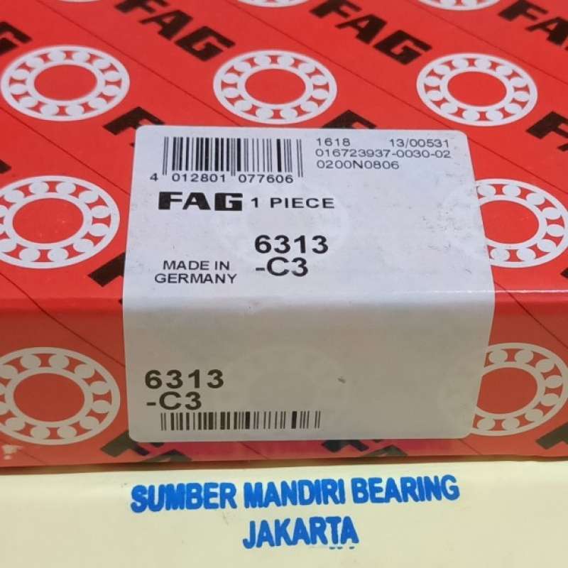 Jual Bearing 6313 C3 Fag Di Seller Cintamotormu - Duri Kepa, Kota Jakarta Barat | Blibli