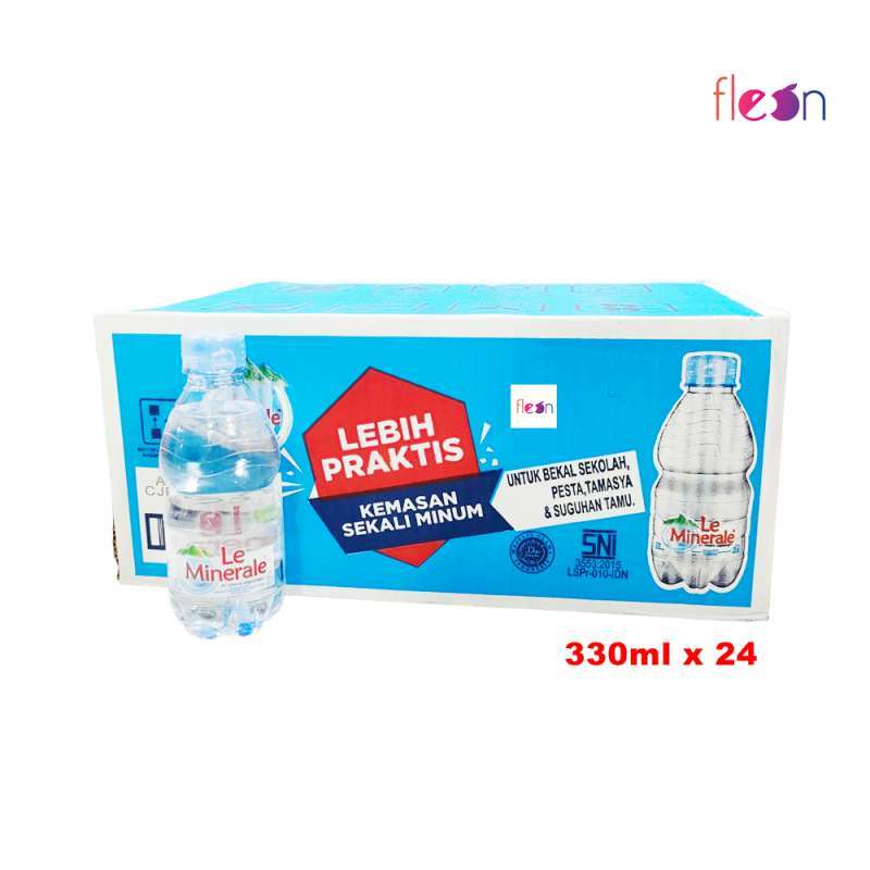Jual Le Minerale Air Mineral Minum Botol 330 Ml Dus (isi 24 Pcs) Di Seller Fleon Shop - Babakan ...