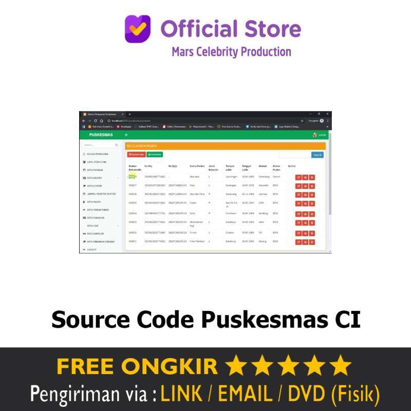 Jual Source Code Sistem Informasi Puskesmas Klinik Medis Framework ... Jual Source Code Sistem Informasi Puskesmas Klinik Medis Framework ...