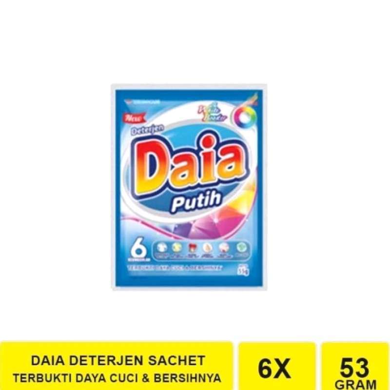 Jual Daia Detergen Bubuk sachet 53g di Seller Toko Nida - Toko Nida ...