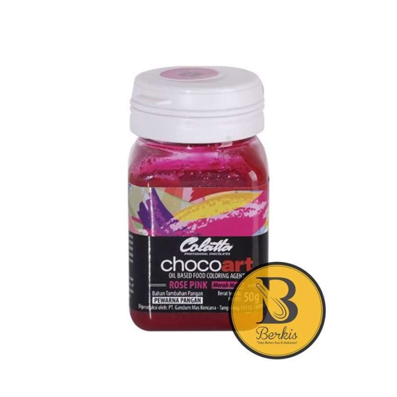 Jual Colatta Chocoart Rose Pink 50 Gr / Pewarna Oil Based di Seller ...