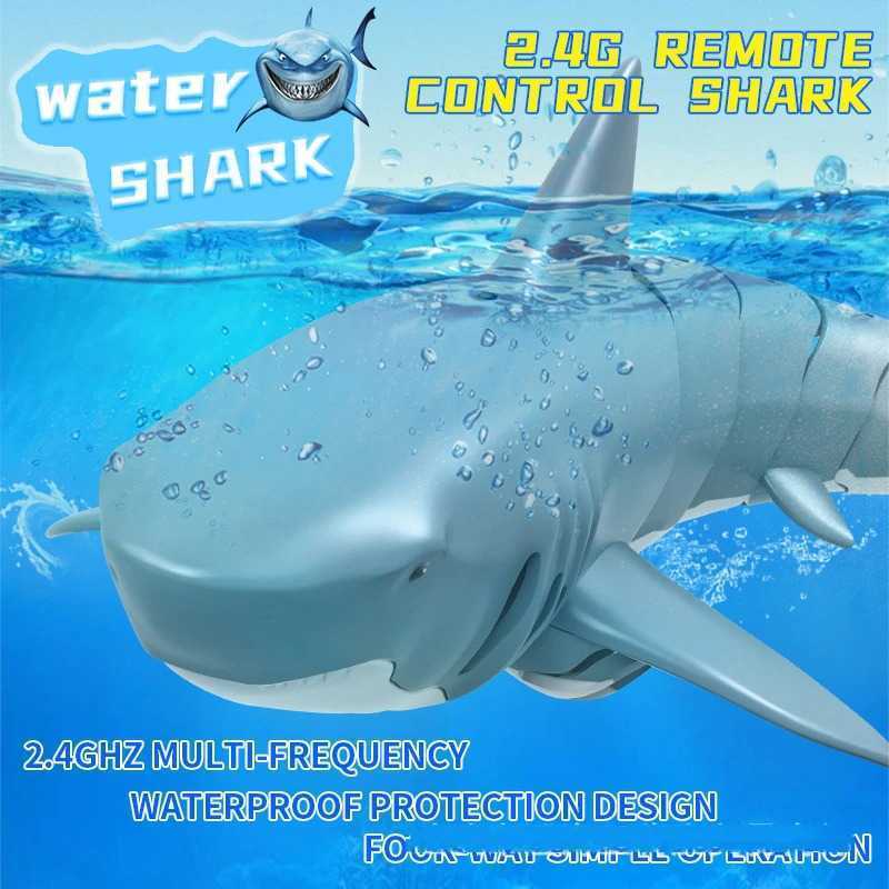 Jual GLO - 75L Remote Control Ikan Hiu Water Shark Fish 2.4G RC - 606-8 ...