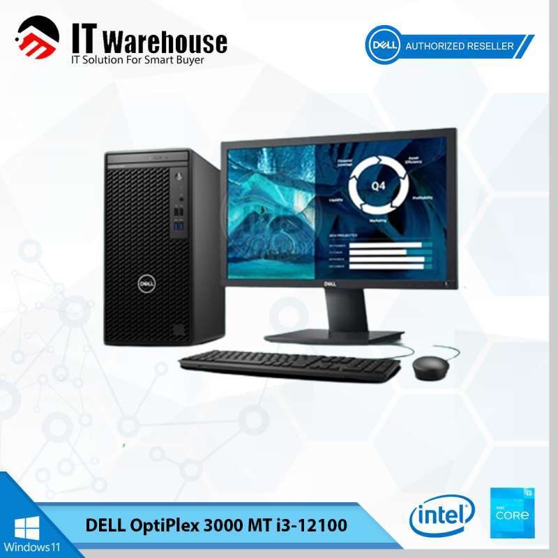 Jual Dell Optiplex 3000 Mt I3-12100 4gb/1tb/win 11 Home Di Seller It Warehouse Official Store ...