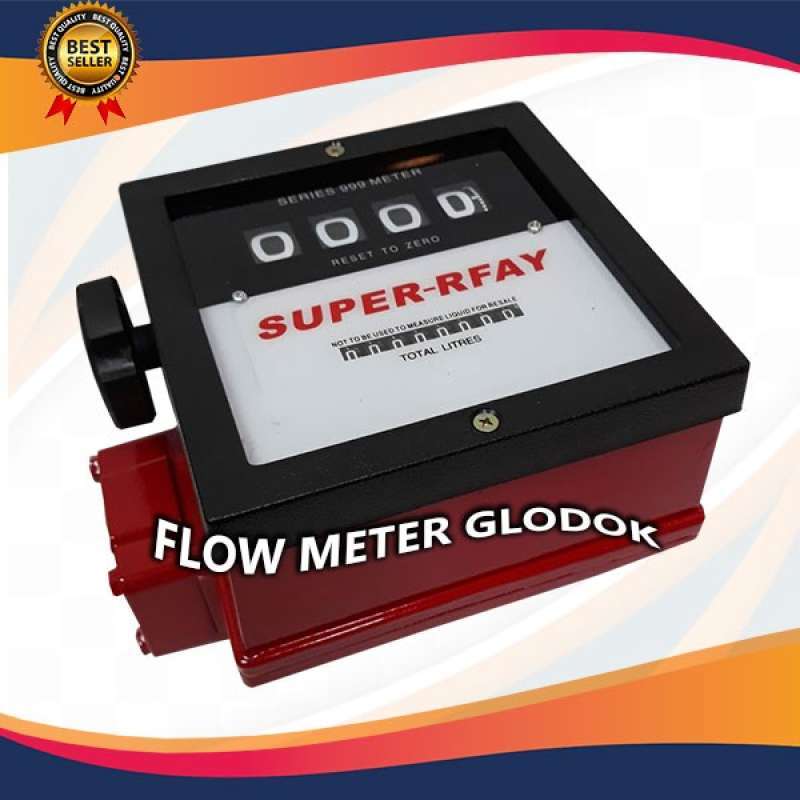Promo Flow Meter Solar Super-rfay/flow Meter Solar 4 Digit 1.5 Inch ...
