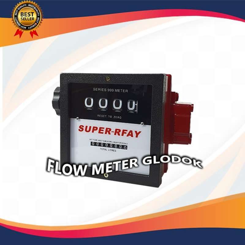 Promo Flow Meter Solar Super-rfay/flow Meter Solar 4 Digit 1.5 Inch ...