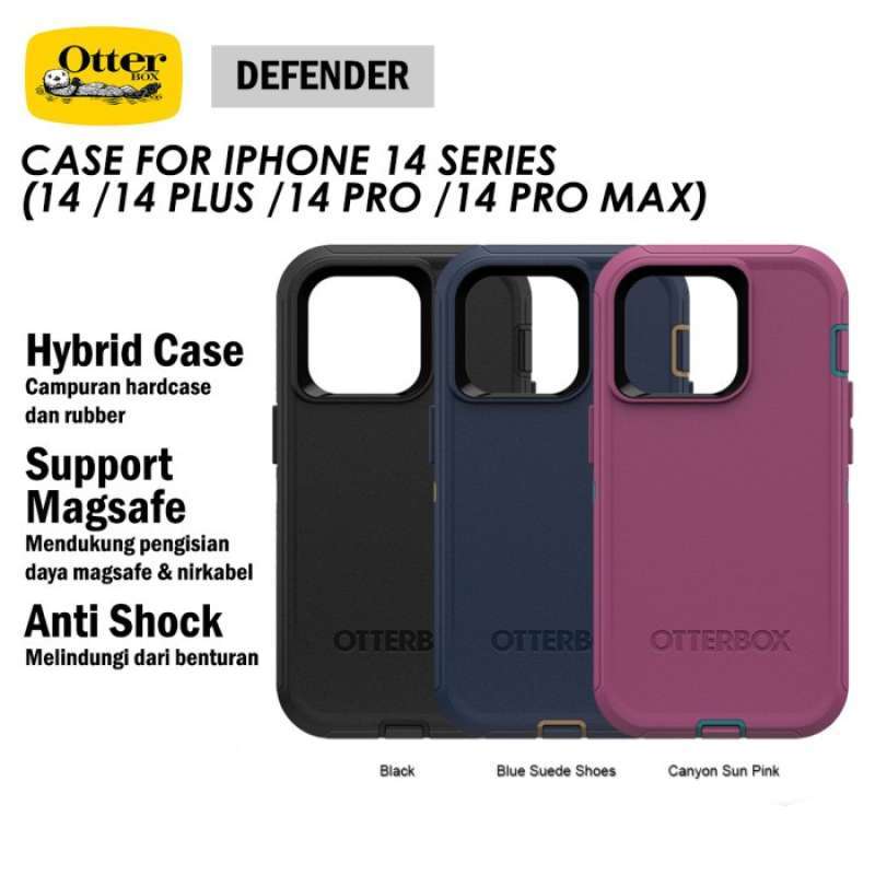 Jual Case iPhone 14 PRO MAX PLUS OtterBox Casing Hybrid Wireless Bumper ...