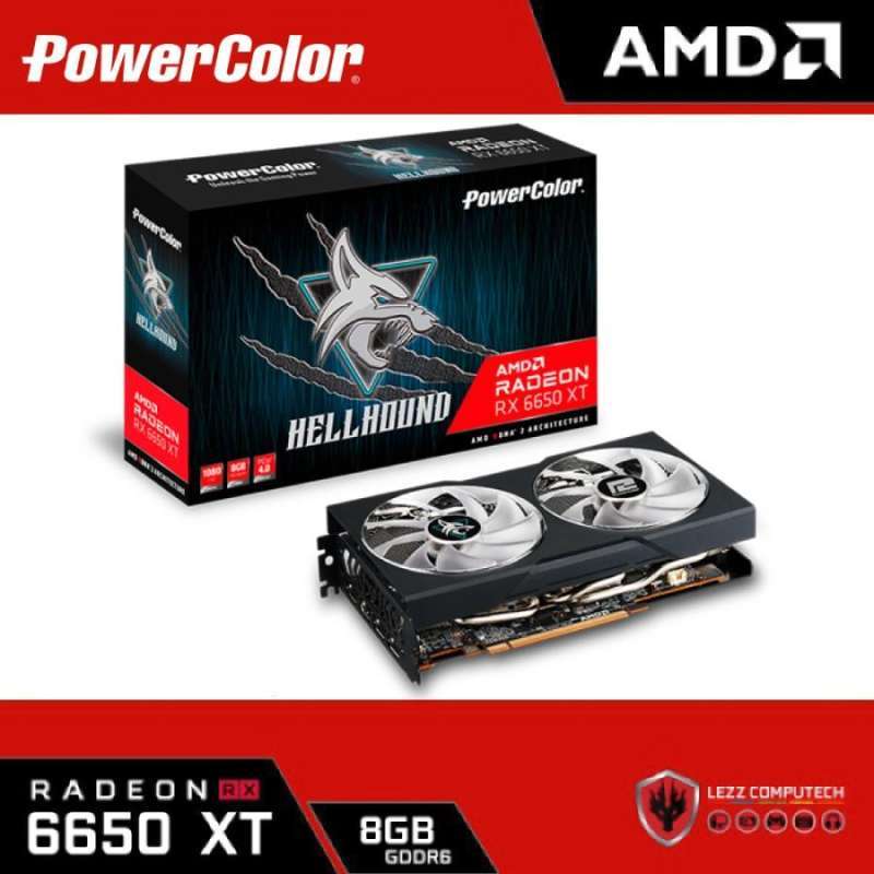 Jual Powercolor Radeon Rx 6650 Xt Hellhound 8gb Gddr6 Di Seller Lezz ...