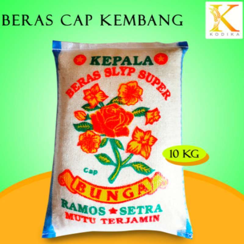 Promo Beras Cap Kembang / Bunga 10Kg Setra Ramos KODIKA Diskon 3% di ...