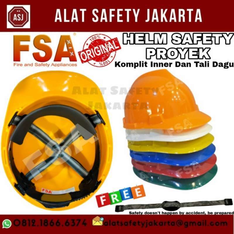Promo Helm Safety Proyek Dan Lapangan FSA Diskon 37% di Seller Hattiee ...
