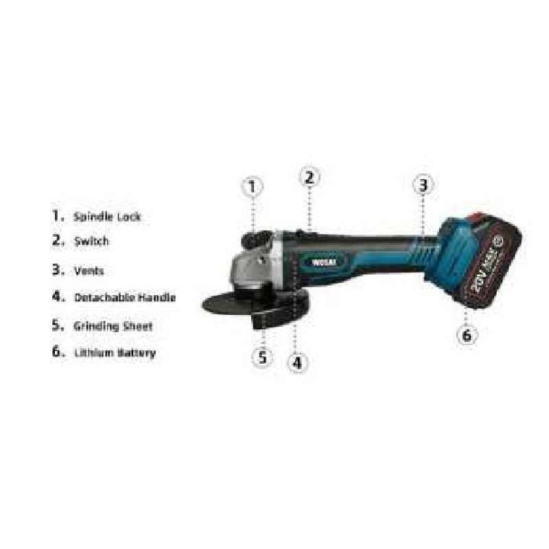 Jual Mesin Angle Grinder Cutter Cordless Grinding Machine Di Seller Yw ...