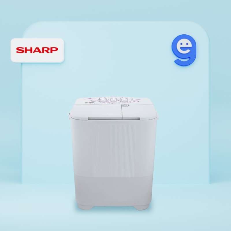Jual SHARP Mesin Cuci 2 Tabung 9 Kg ES-T90MW-BK/HK/PK / EST 90MW ...