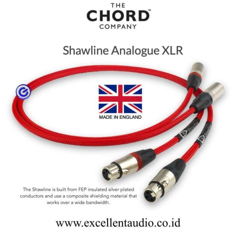 Jual Chord Shawline XLR Balanced analog interconnect cable - 3 Meter di ...