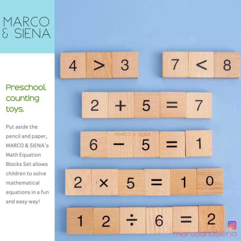 Promo Mainan Puzzle Balok Berhitung Angka Matematika Mns Math Equation ...