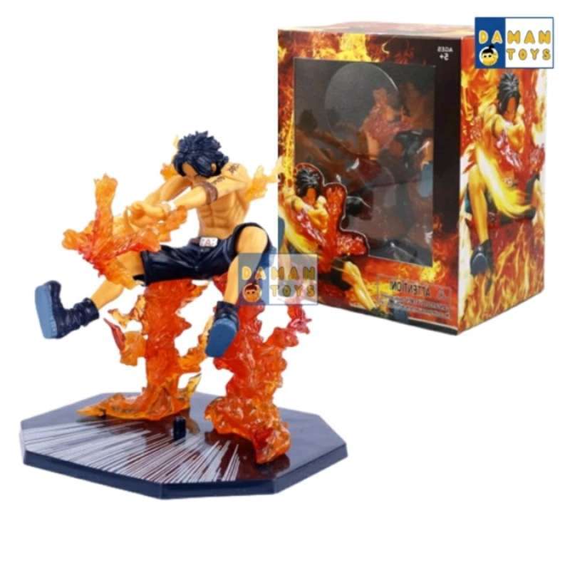 Jual Anime One Piece Portgas D. Ace Fire Fist Battle Ver Action Figure ...