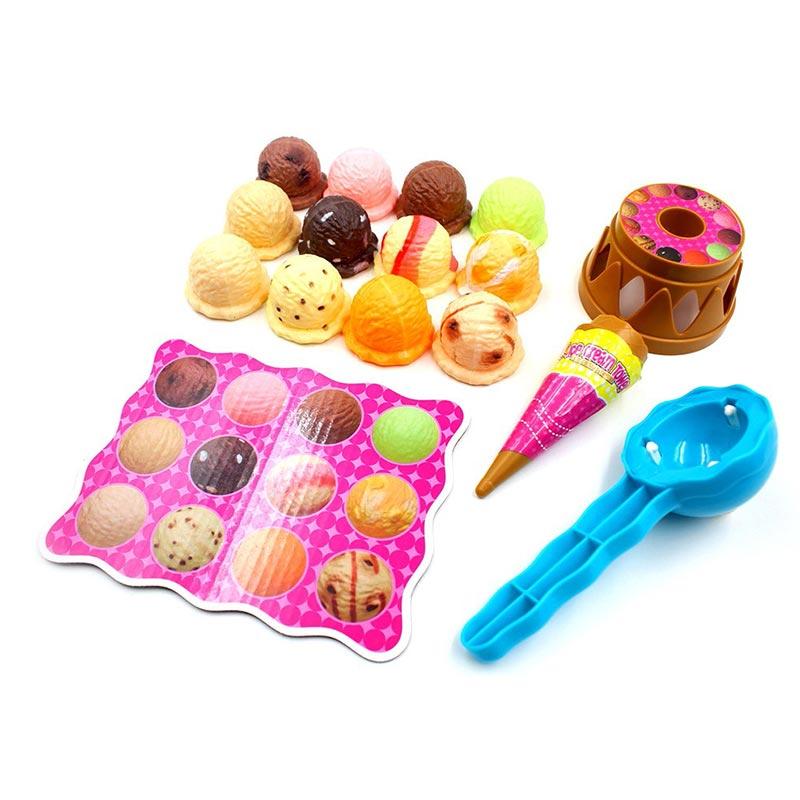 Jual H-IKEA Ice Cream Stacking Tower Balancing Game For Kids And ...